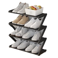 Vebreda 10 Tiers Shoe Rack with Dustproof Cover, Free Standing Shoe ...