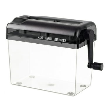 Collections Etc Portable Personal Manual Paper Desktop Shredder ...