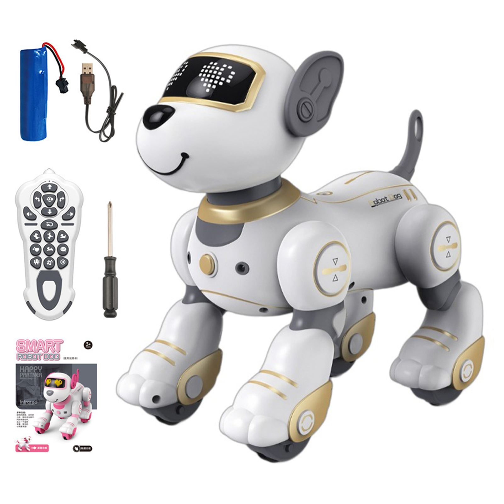 MIRROR Remote Control Robot Dog Programming Touch-Sensing Interactive 2 ...