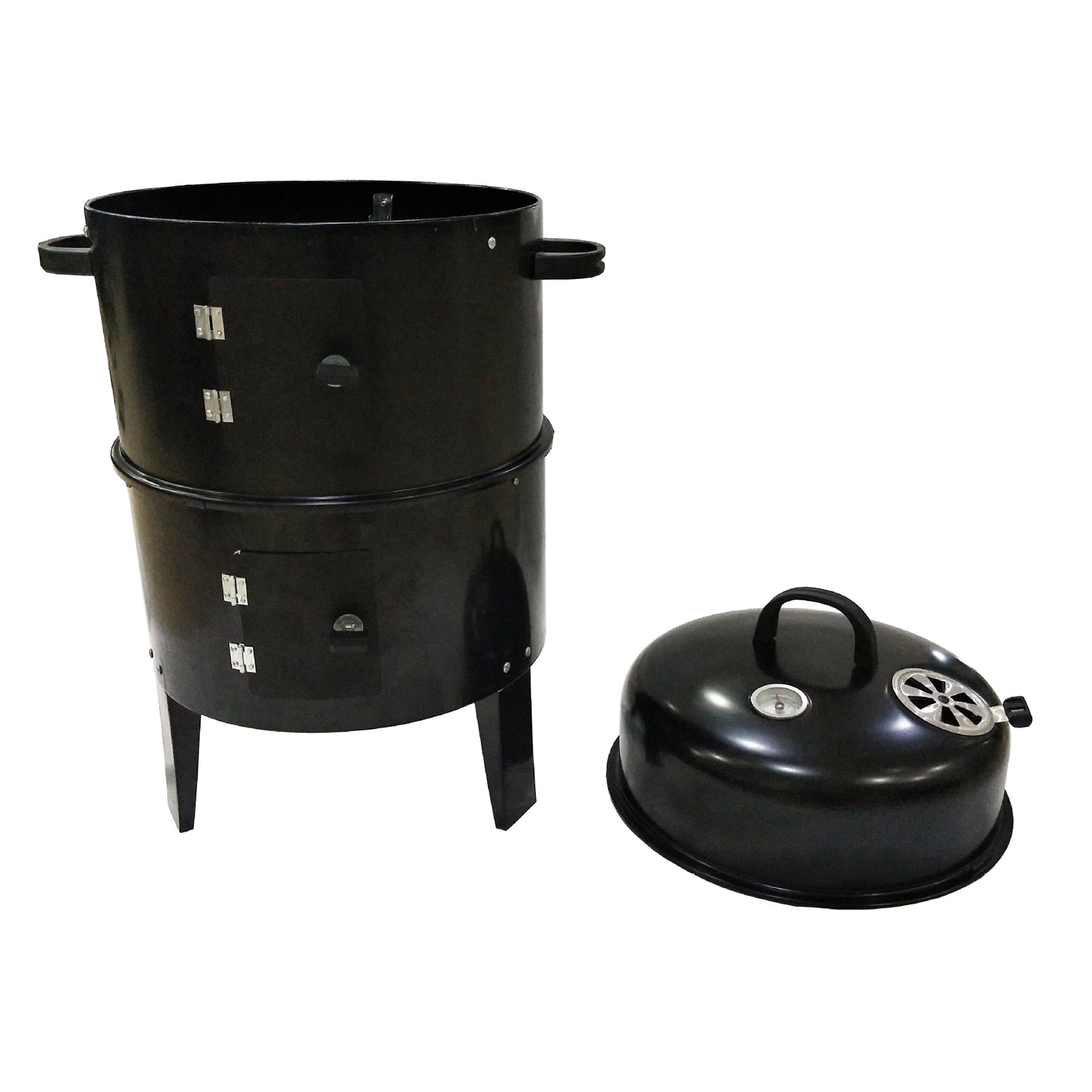 Joyfeel Side Handle Detachable Barbecue Stove with Thermometer Vent 3 ...