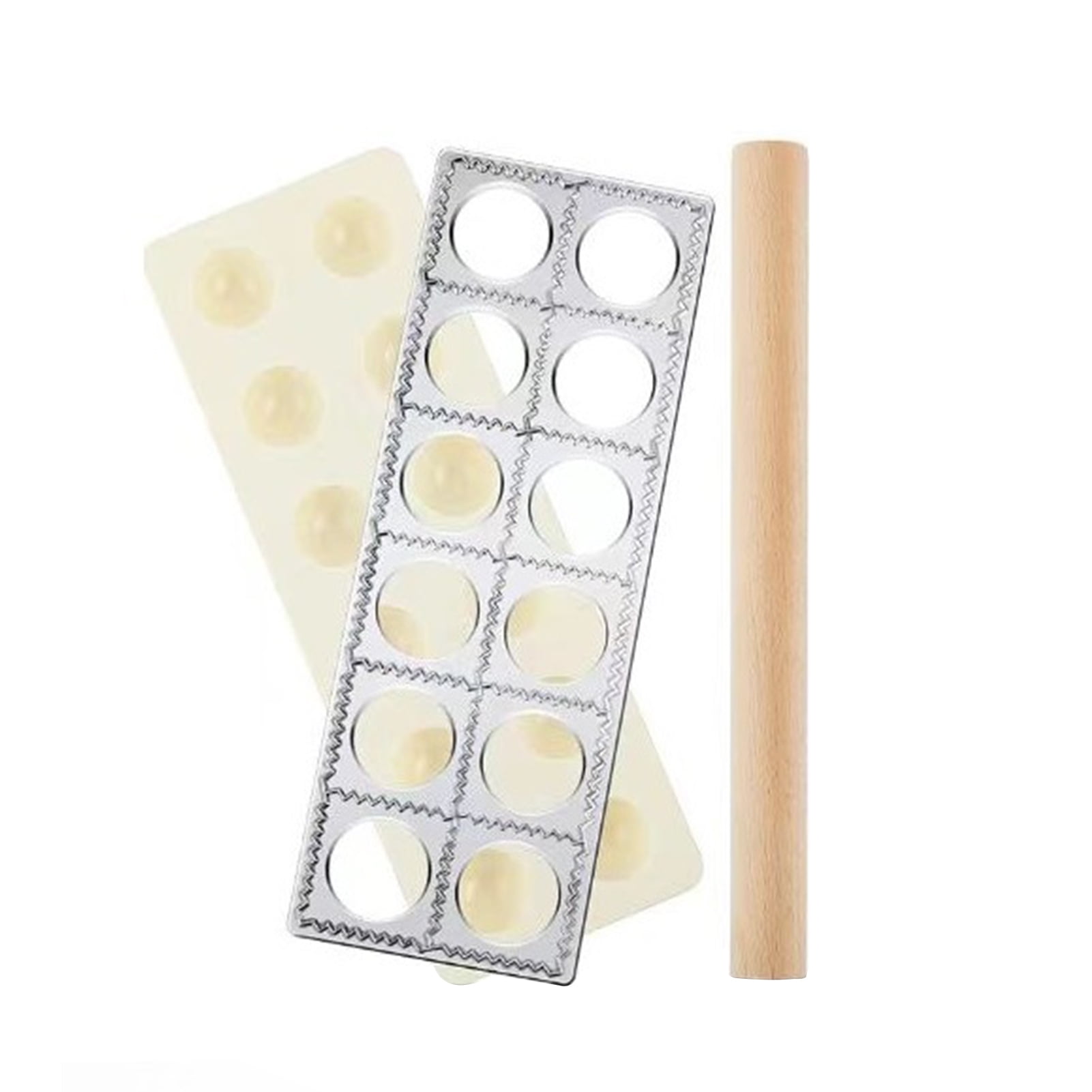 Joyfeel Tortellini Maker Press Mold Rolling Pin Set Professional Pasta ...