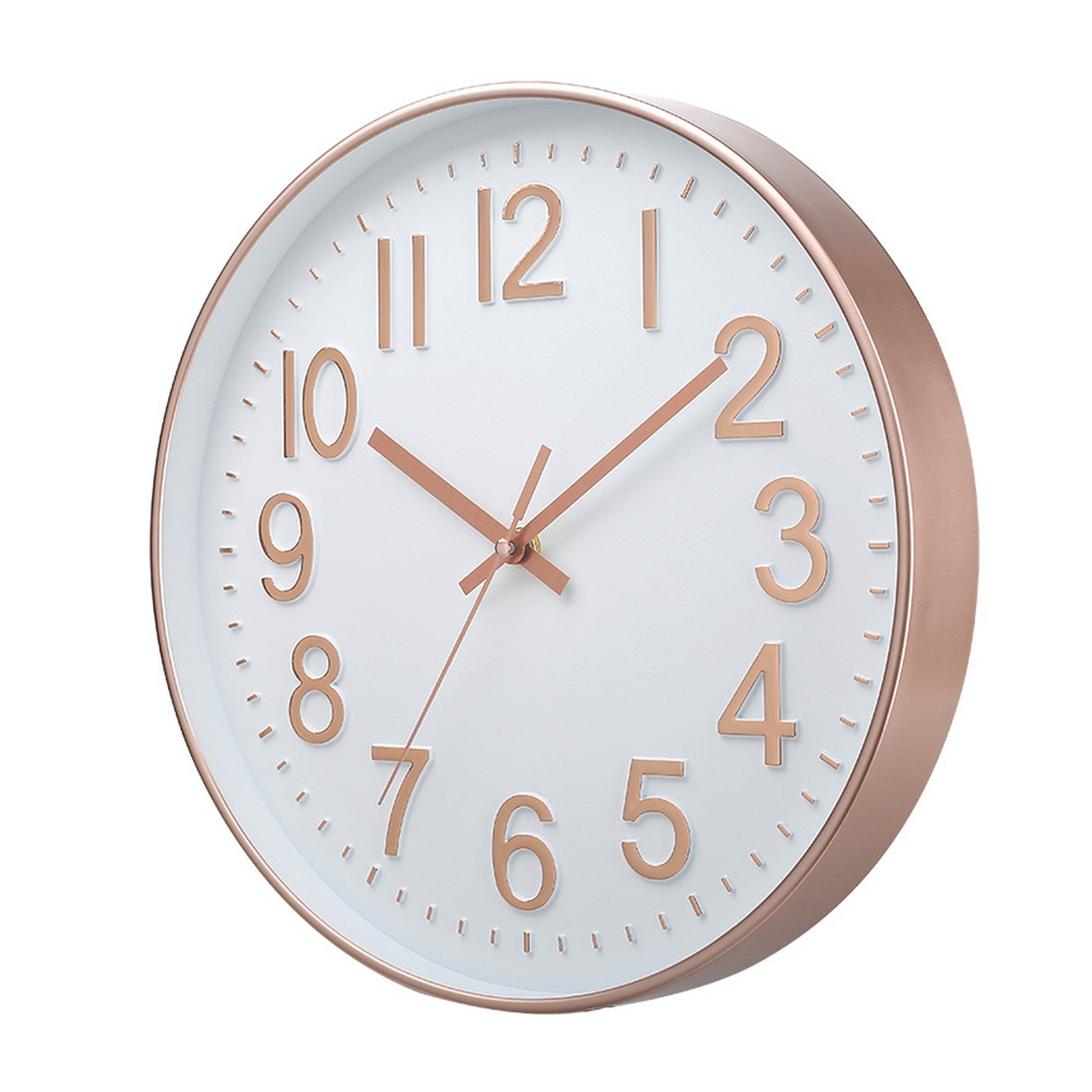 Joyfeel Wall Clock Large Numerals Design Easy-to-Read Battery Operated Modern Silent Non-Ticking ...