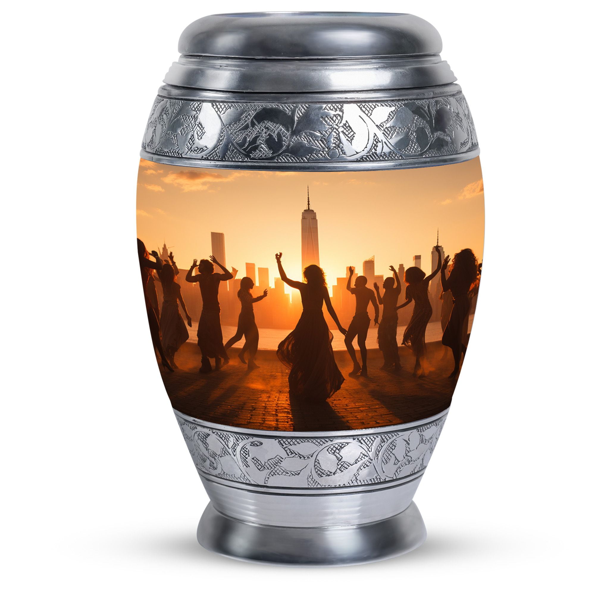 Joyful Dancing At Sunset Small Urns For Human Ashes - Cremation Urnsfor ...