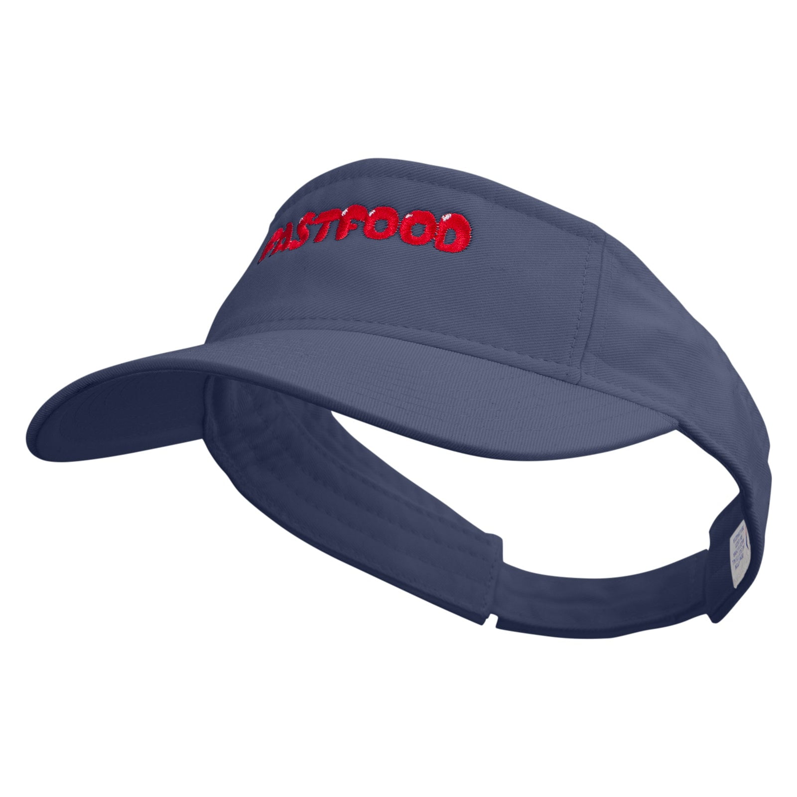 Joyful Fast Food Logo Embroidered Pro Style Cotton Twill Washed Visor ...