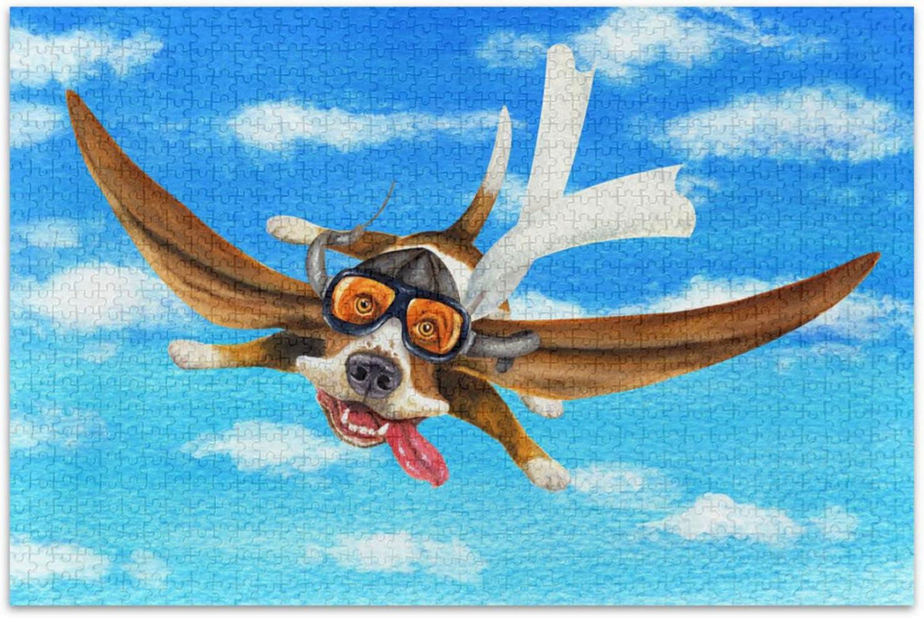 Joyful Pilot 500 Piece Jigsaw Puzzle, Wall Artwork Puzzle Games for ...