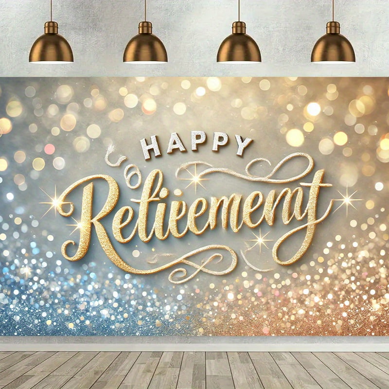 A Joyful Retirement Blessing Background, Versatile for Wall Hanging ...