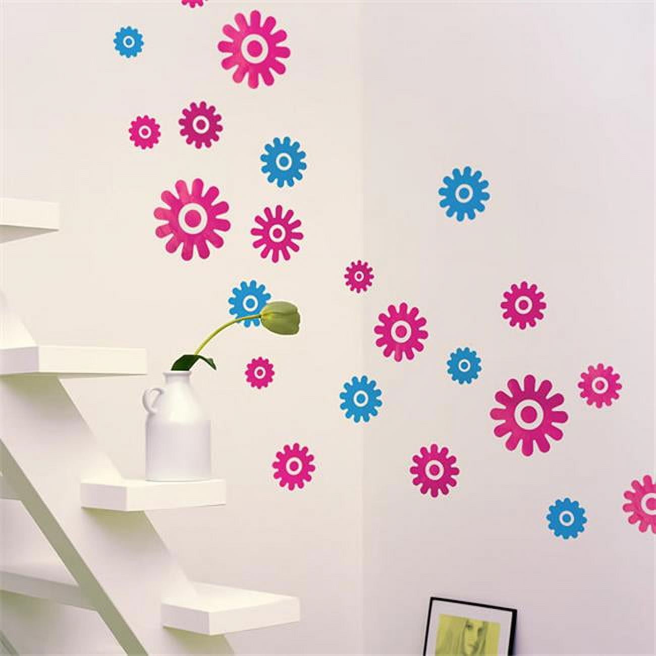 Joyful Round - Wall Decals Stickers Appliques Home Decor - Walmart.com