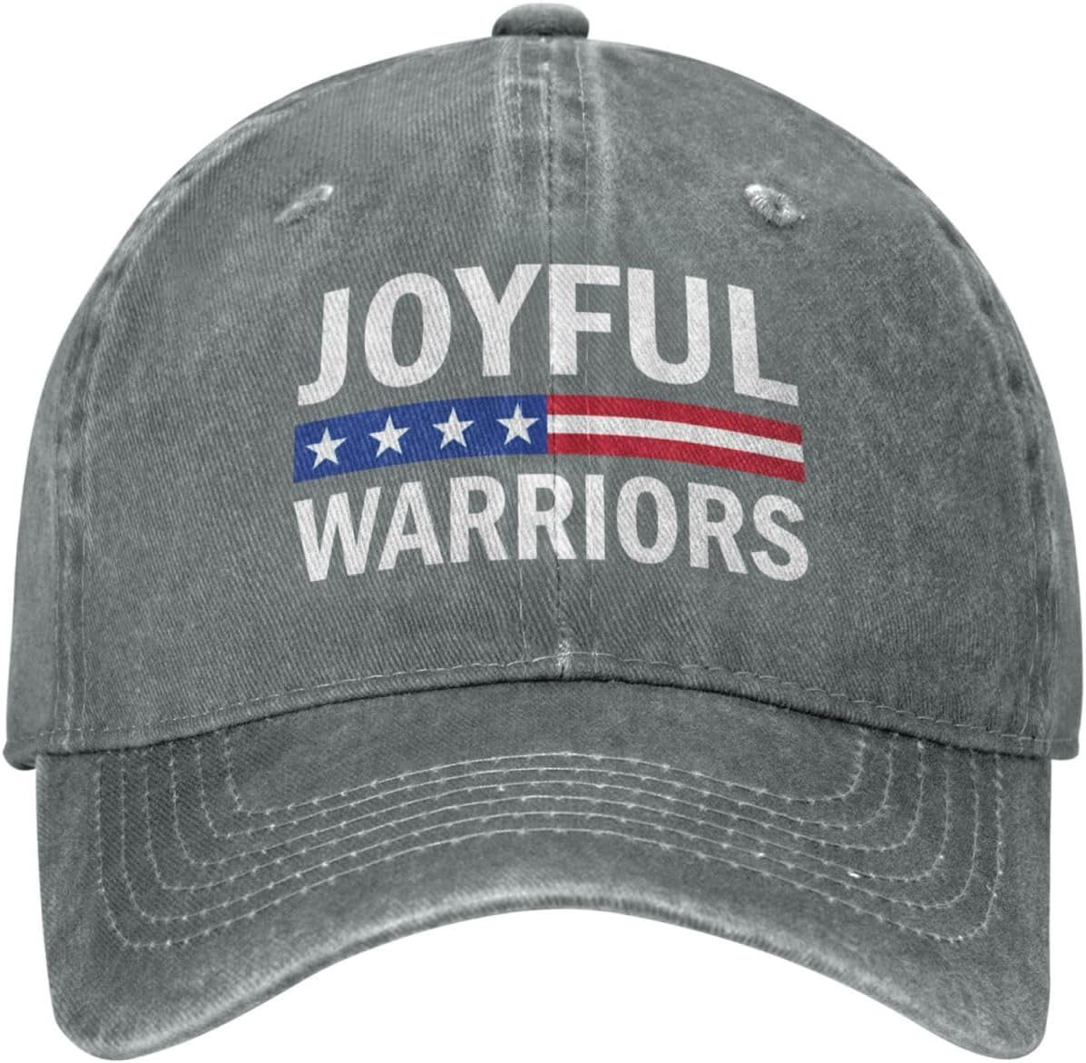 Joyful Warrior Kamala Harris Tim Walz Waltz 2024 Hat Vintage Washed ...