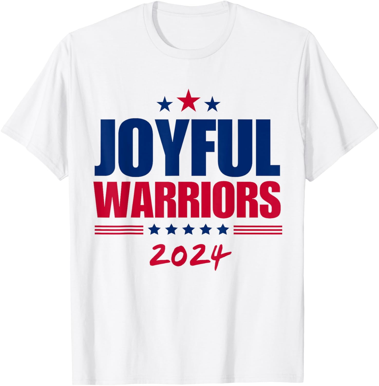 Joyful Warriors Harris Walz 2024 President Kamala T-Shirt - Walmart.com