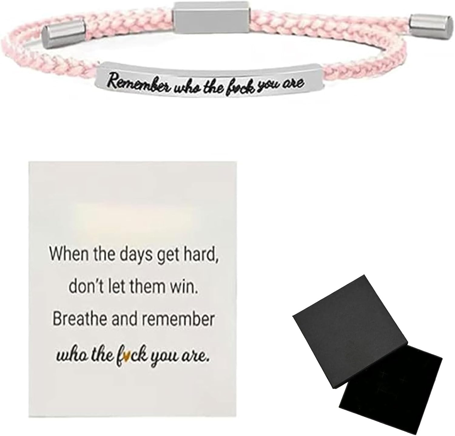Joyfullygo Motivational Bracelet, When Words Fail, This Bracelet Speaks ...