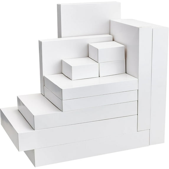 Joyfy 12 Pcs 17" Christmas Shirt Gift Boxes with Lid for Presents, 4 ...