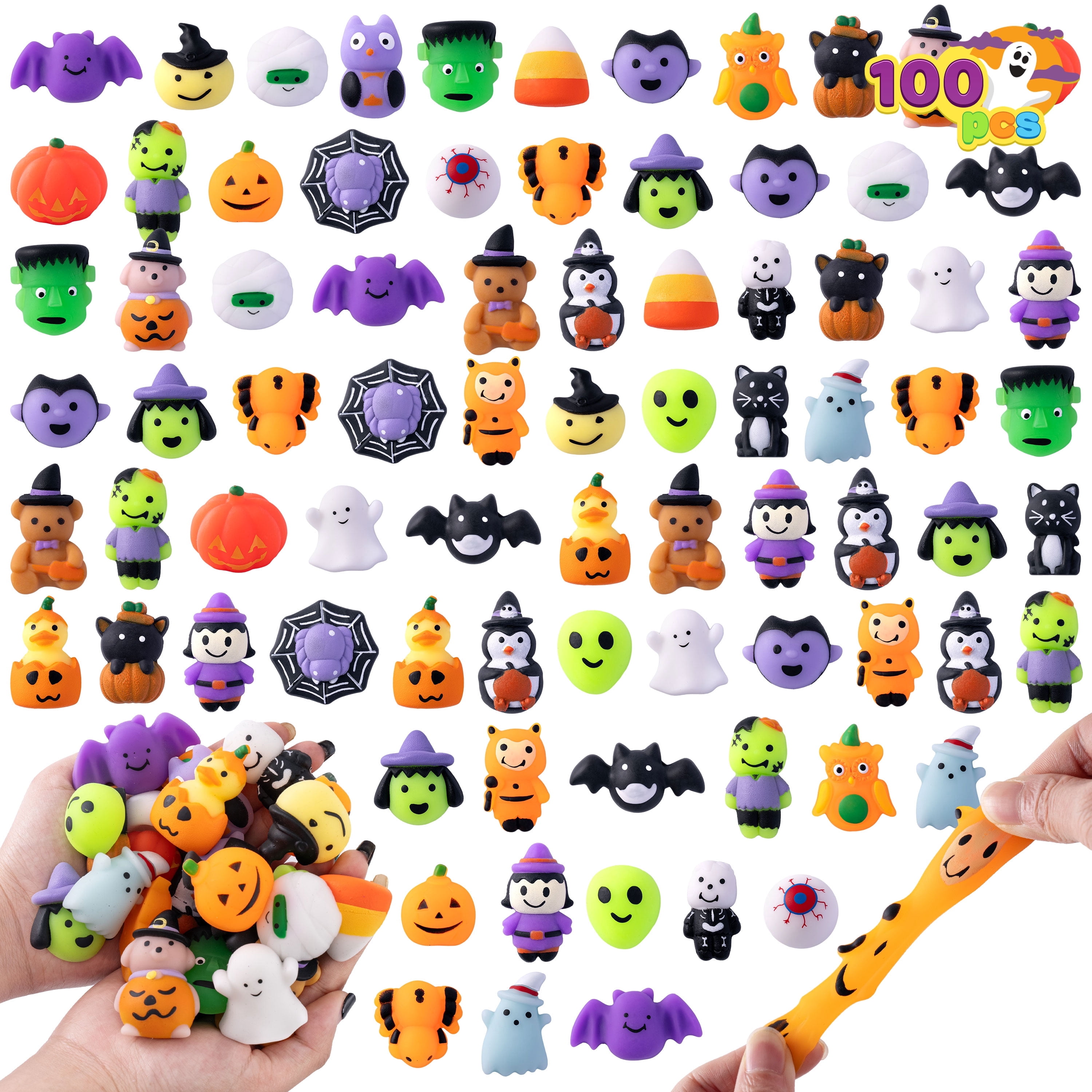 Joyfy 28 Pcs Halloween Mochi Squishy Toys,Squishy Toys for Kids ...