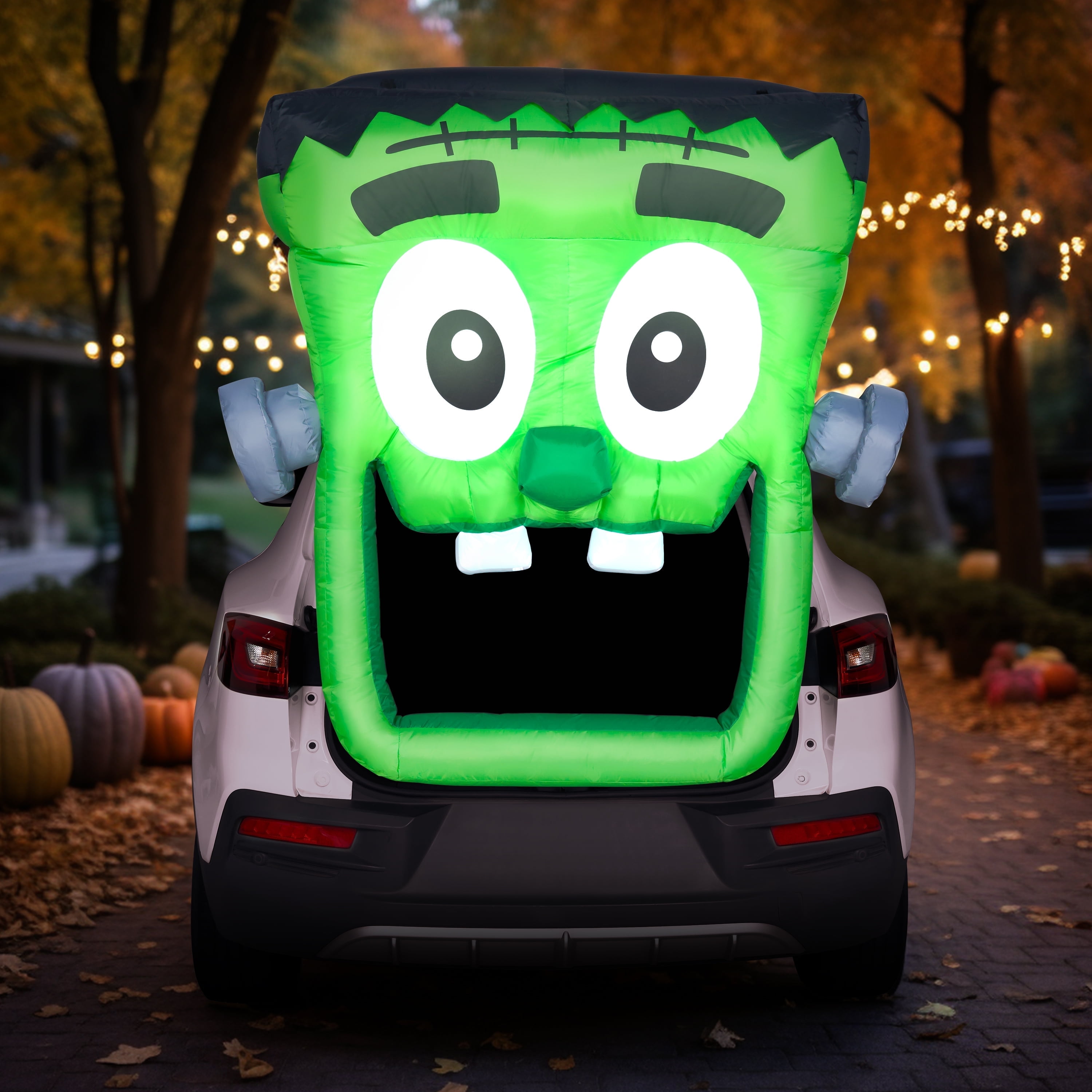 Joyfy 4.3 FT Halloween Inflatable Zombie Decoration,Trunk or Treat Car ...