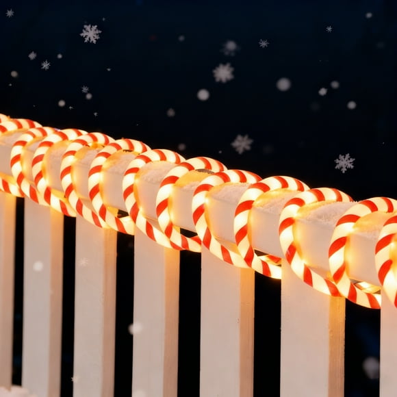 Candy Cane Lights for Christmas Decorations and Holiday Lighting