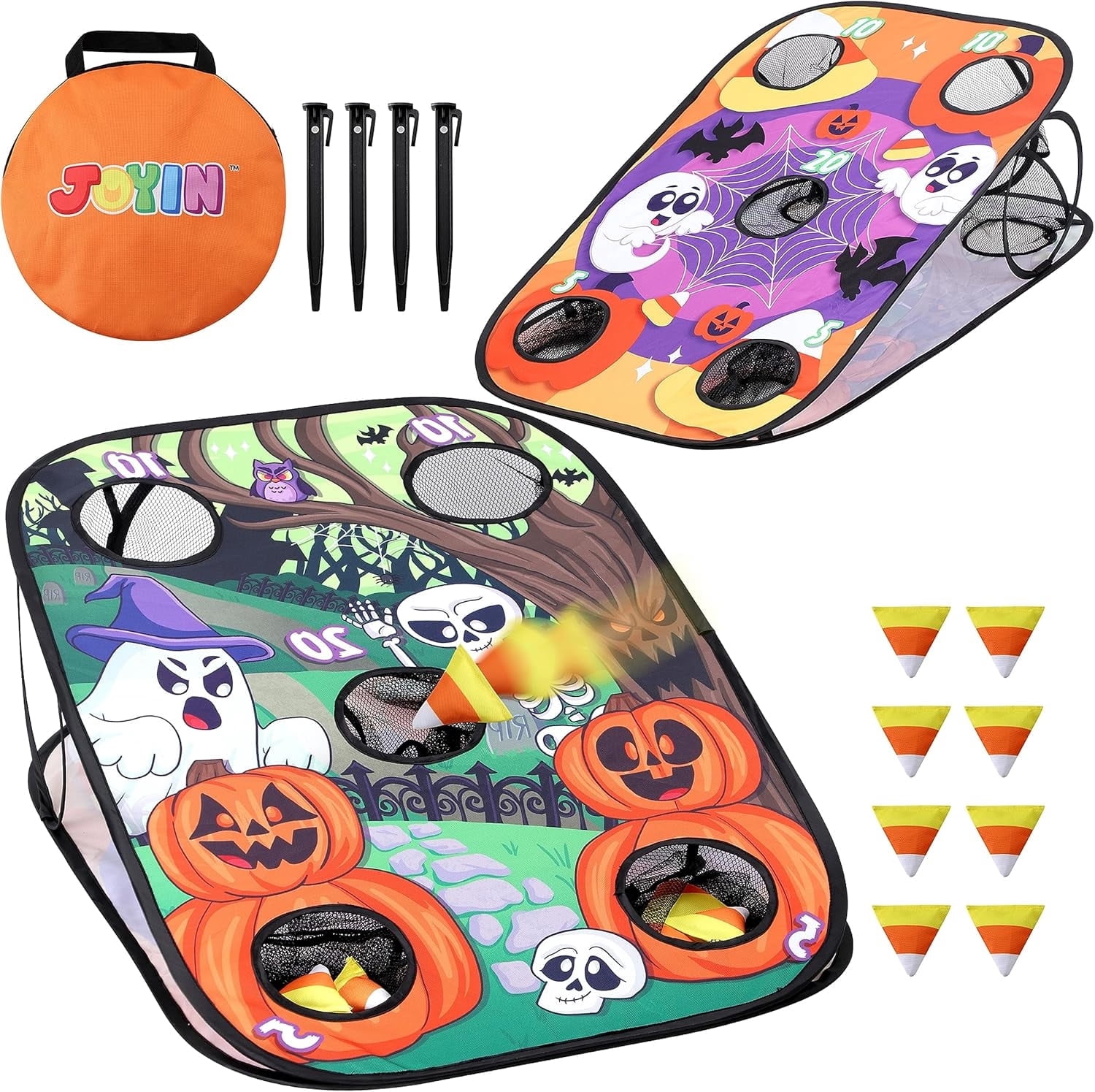 Joyfy Halloween Toss Game Board with Bean Bag for Kids Outdoor Toys ...