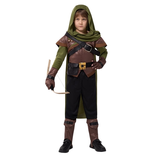 Joyfy Boys Robin Hood Costume, Toddler Child Robin Hooded Medieval ...
