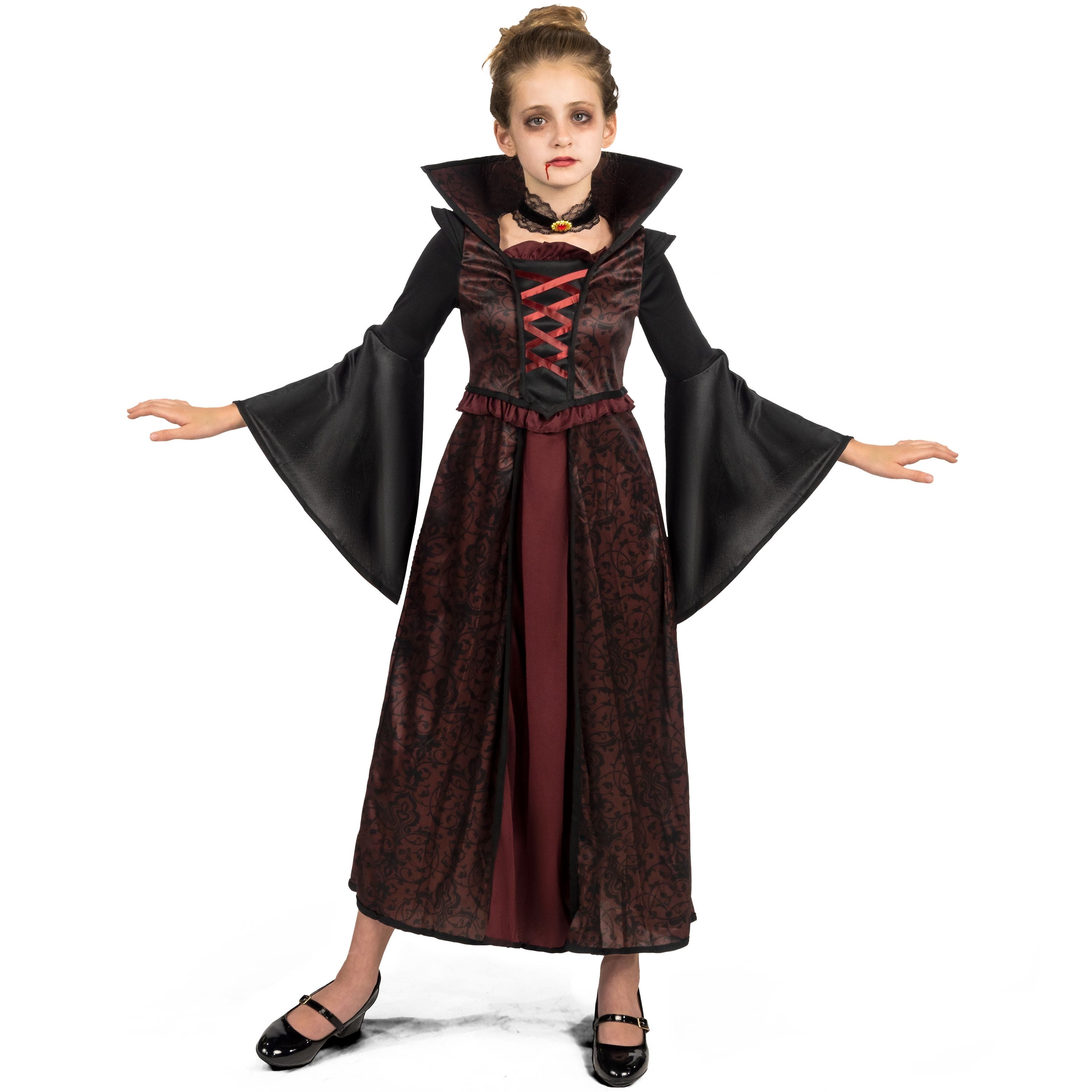 Joyfy Vampire Costumes for girls, Royal Vampire Costume for Halloween ...