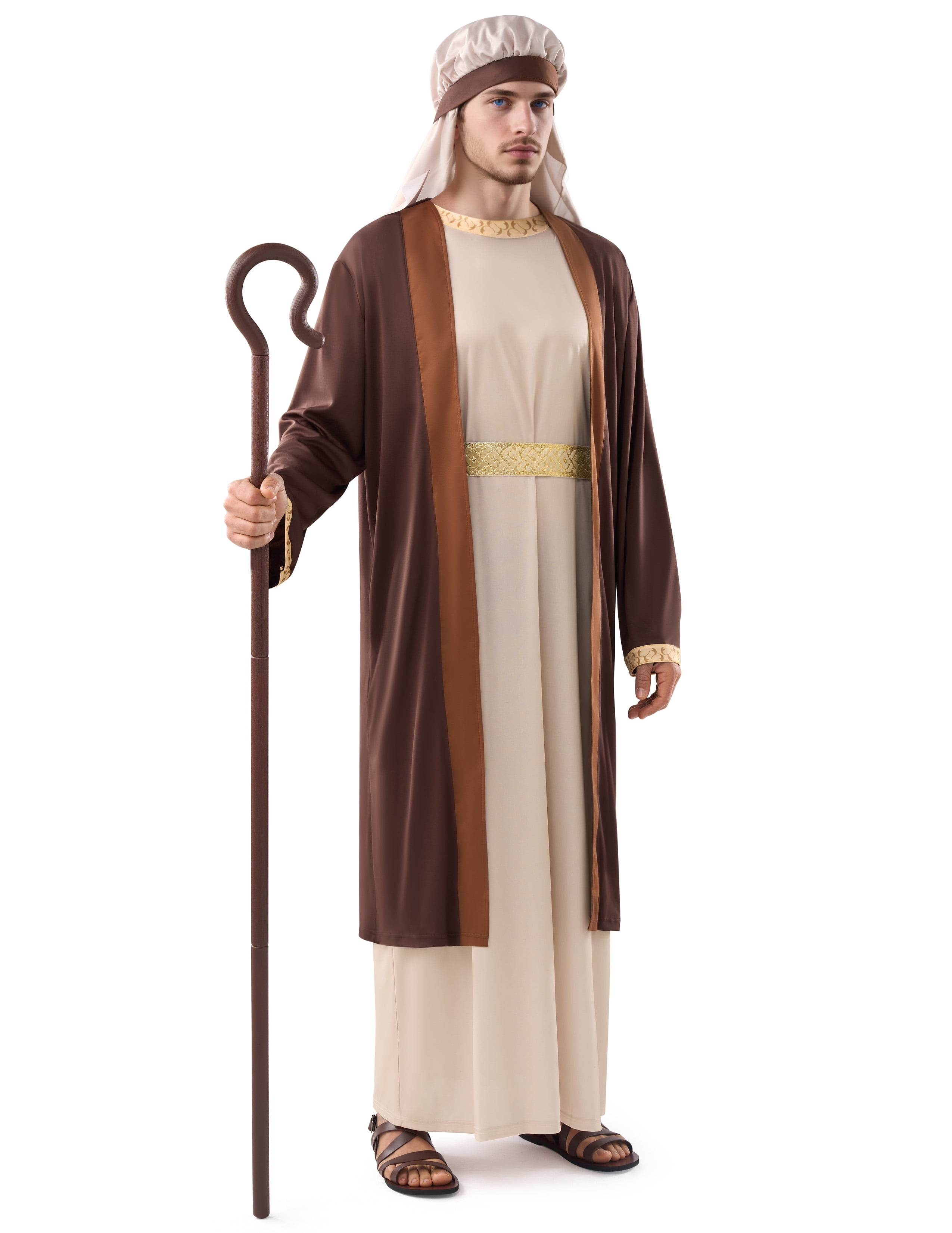 Joyfy Halloween Adult Bible Costume, Biblical Costume for Men Halloween ...
