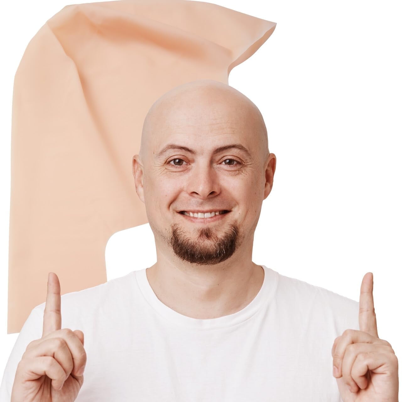 Joyfy Halloween Bald Cap for Men Women Halloween Costumes, Latex Bald ...