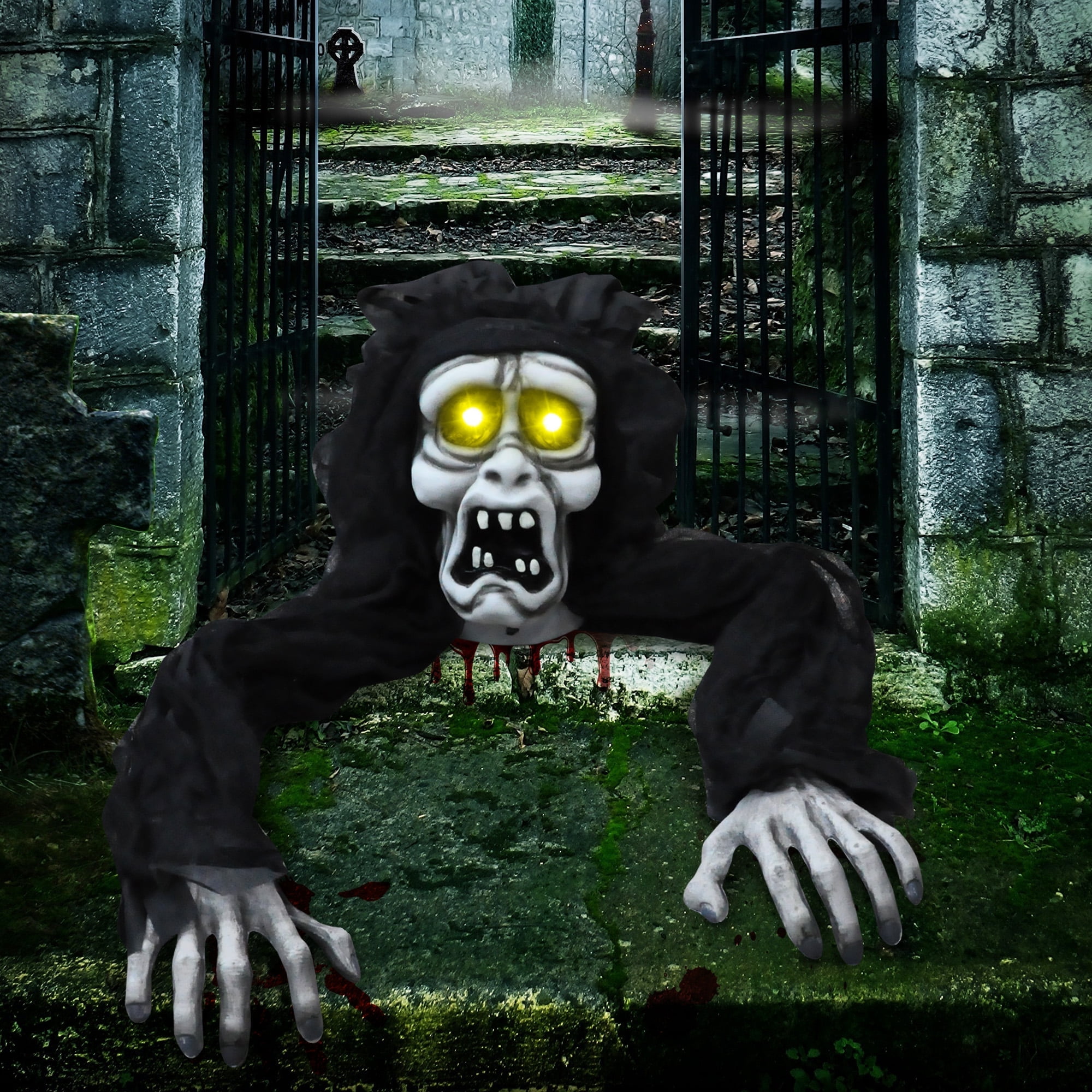 Joyfy Halloween Groundbreaker Halloween Decorations Life Size Zombie ...