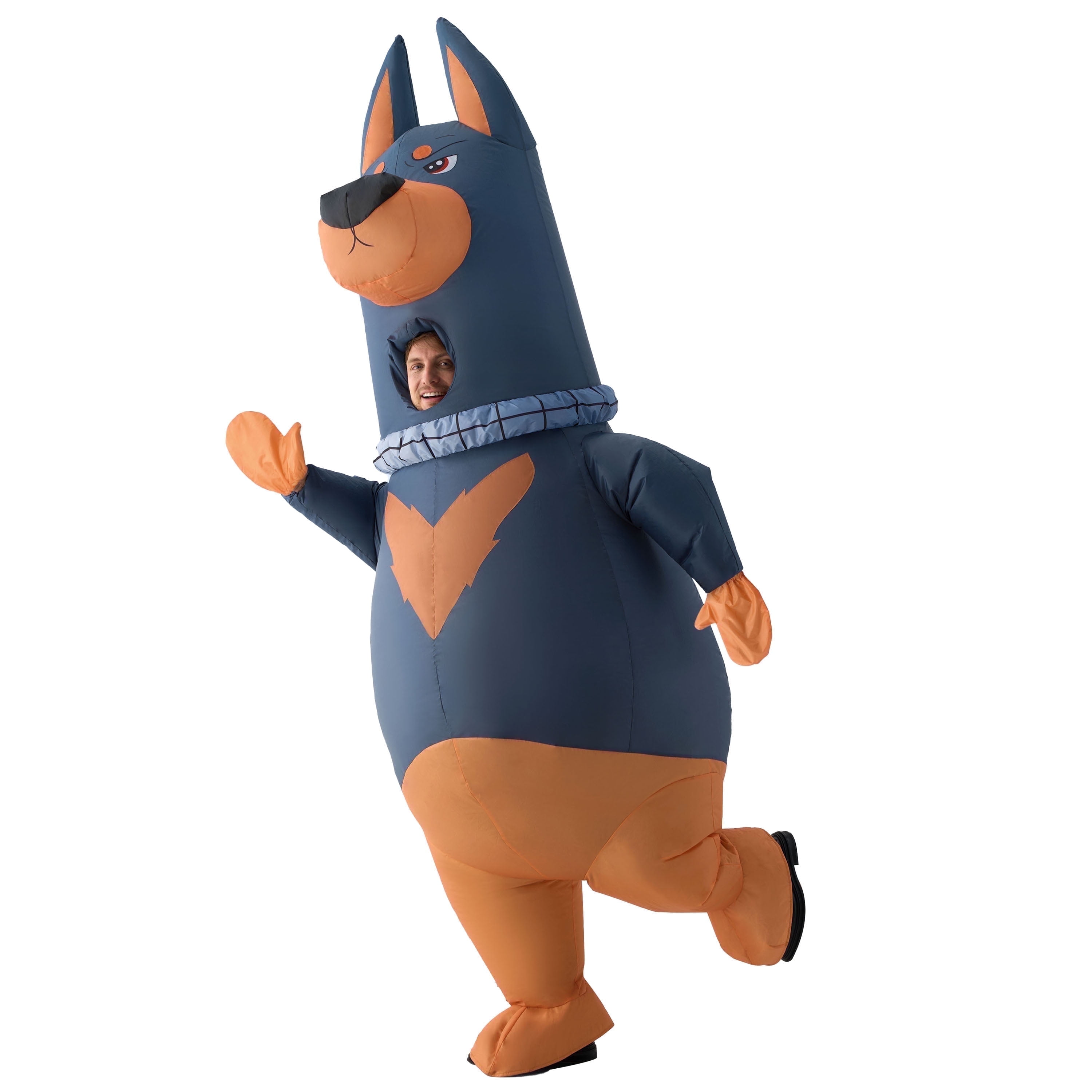 Joyfy Halloween Inflatable Costume for Adults ,Doberman Full Body ...