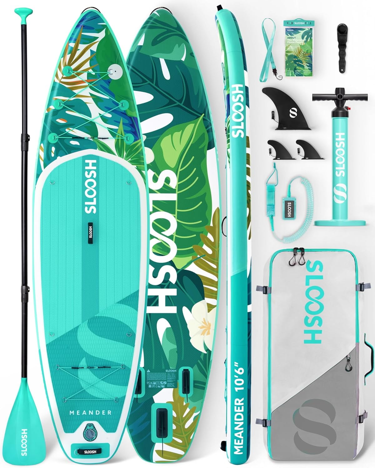 Joyfy Inflatable Stand Up Paddle Board, 10'6" Inflatable Paddle Boards ...