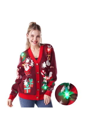 Red Holiday Sweaters For Women