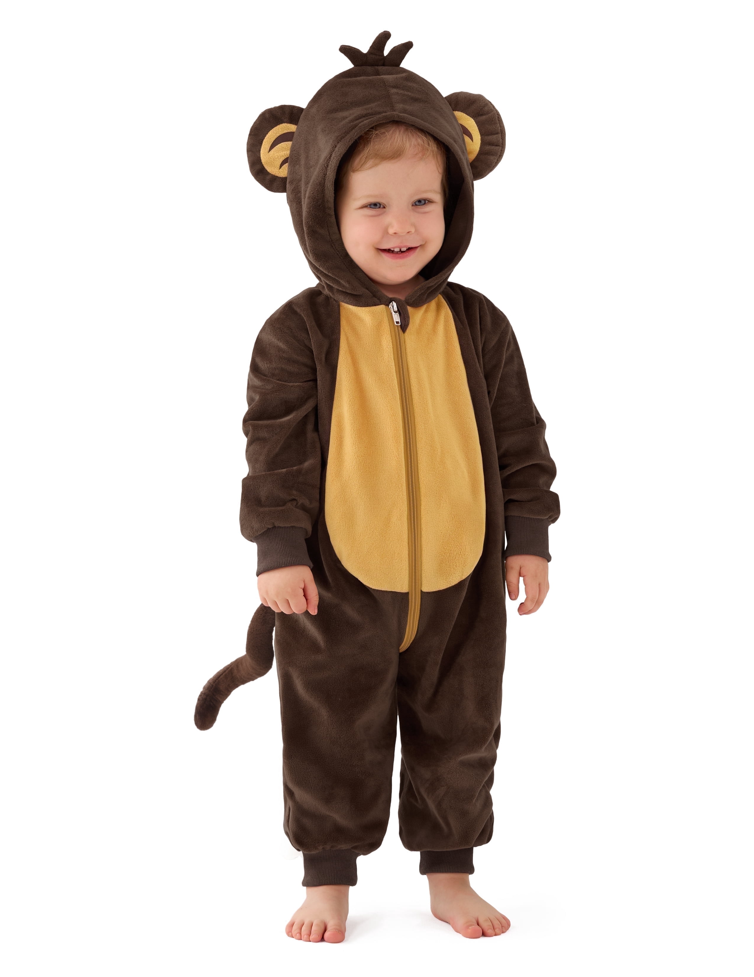 Joyfy Monkey Costume with Banana Toy for Infant,12-18 Months Halloween ...
