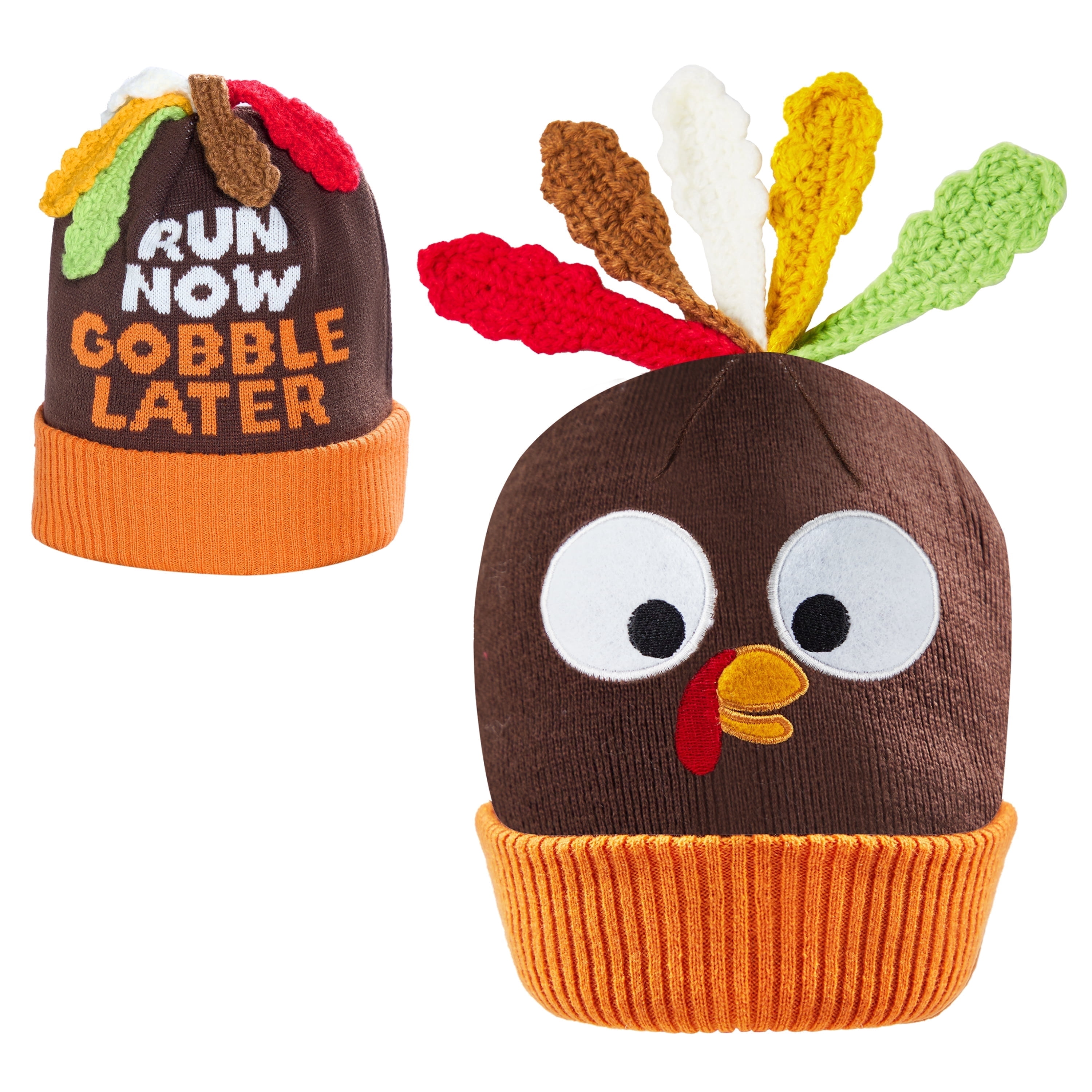 Joyfy Thanksgiving Turkey Hat, Turkey Beanie Hat for Women & Man ...