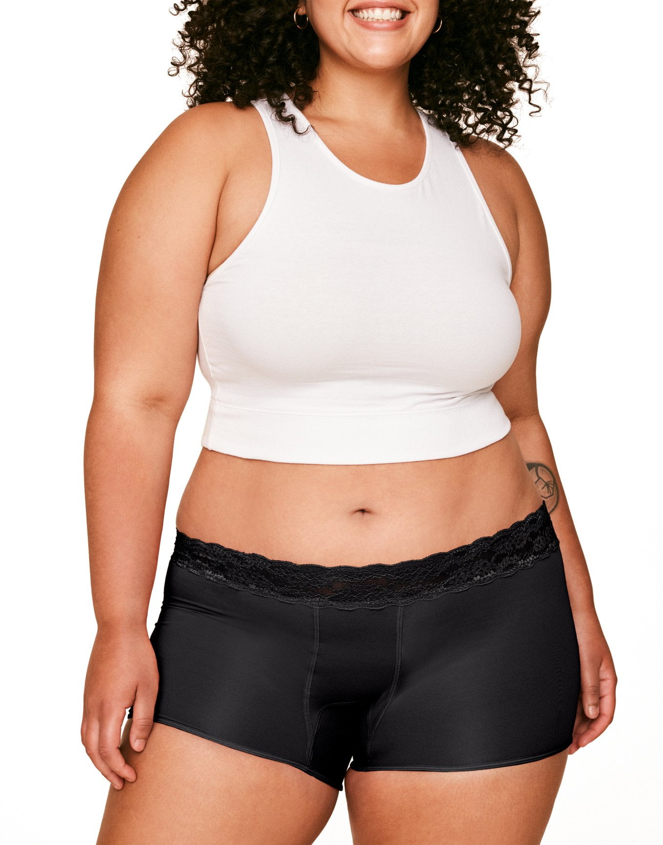 Joyja Emily Shortie Women's Period-proof Panty, Jet Black, 3X - Walmart.com