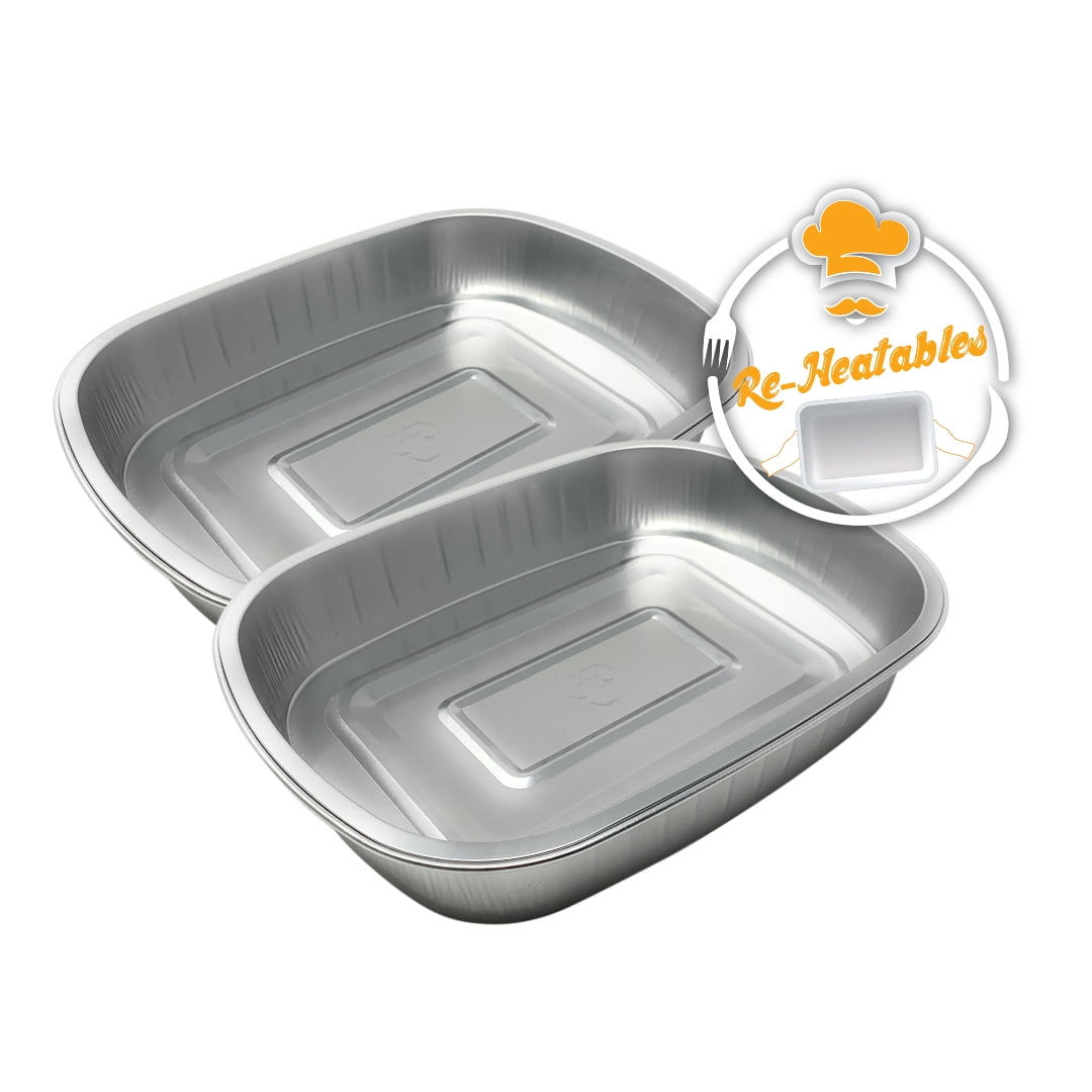 Joyka Re-Heatables Aluminum Food and Storage Containers | Reusable ...
