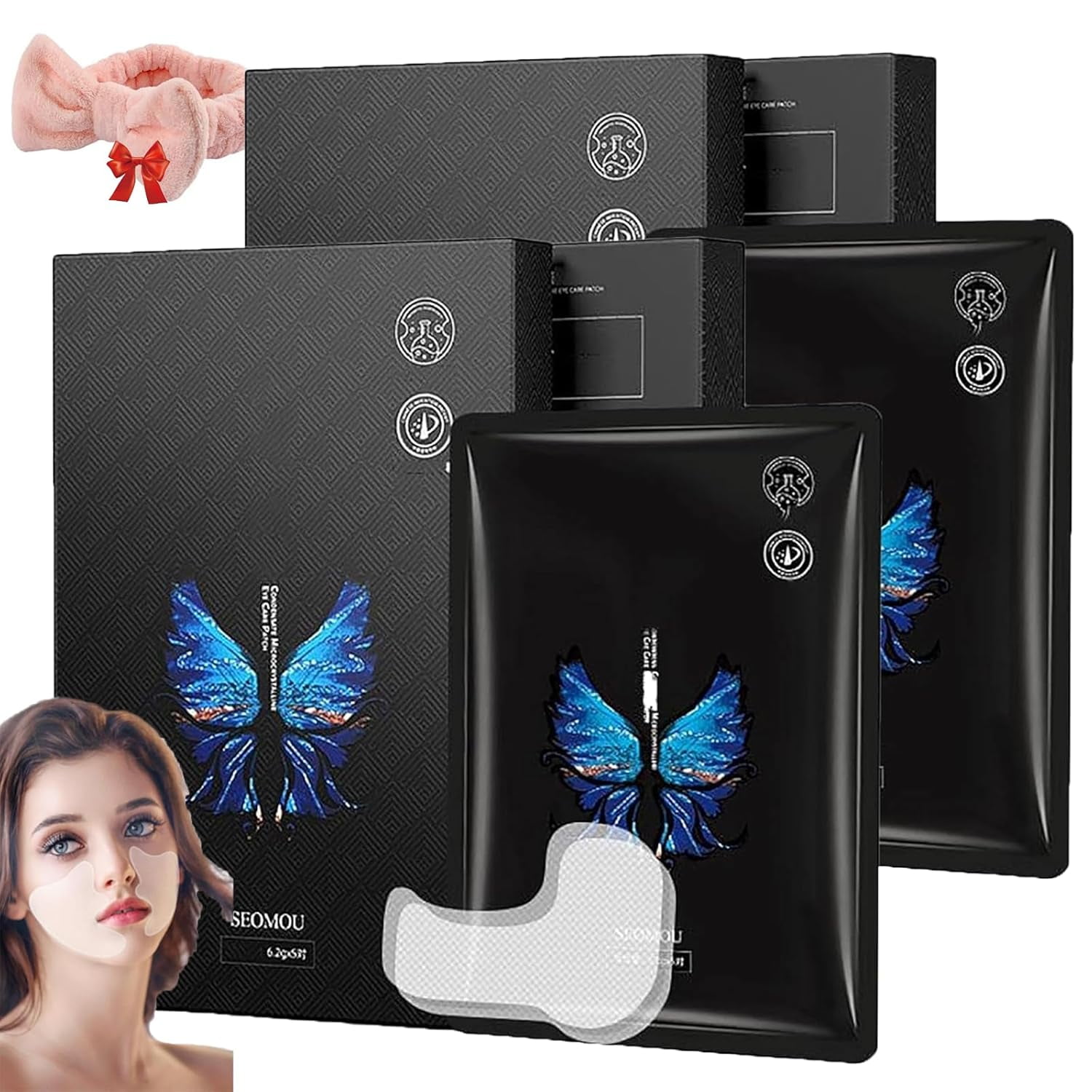 Joylandgo Wrinkle Patches, Invisible Anti-Aging Hydrogel Stickers For ...