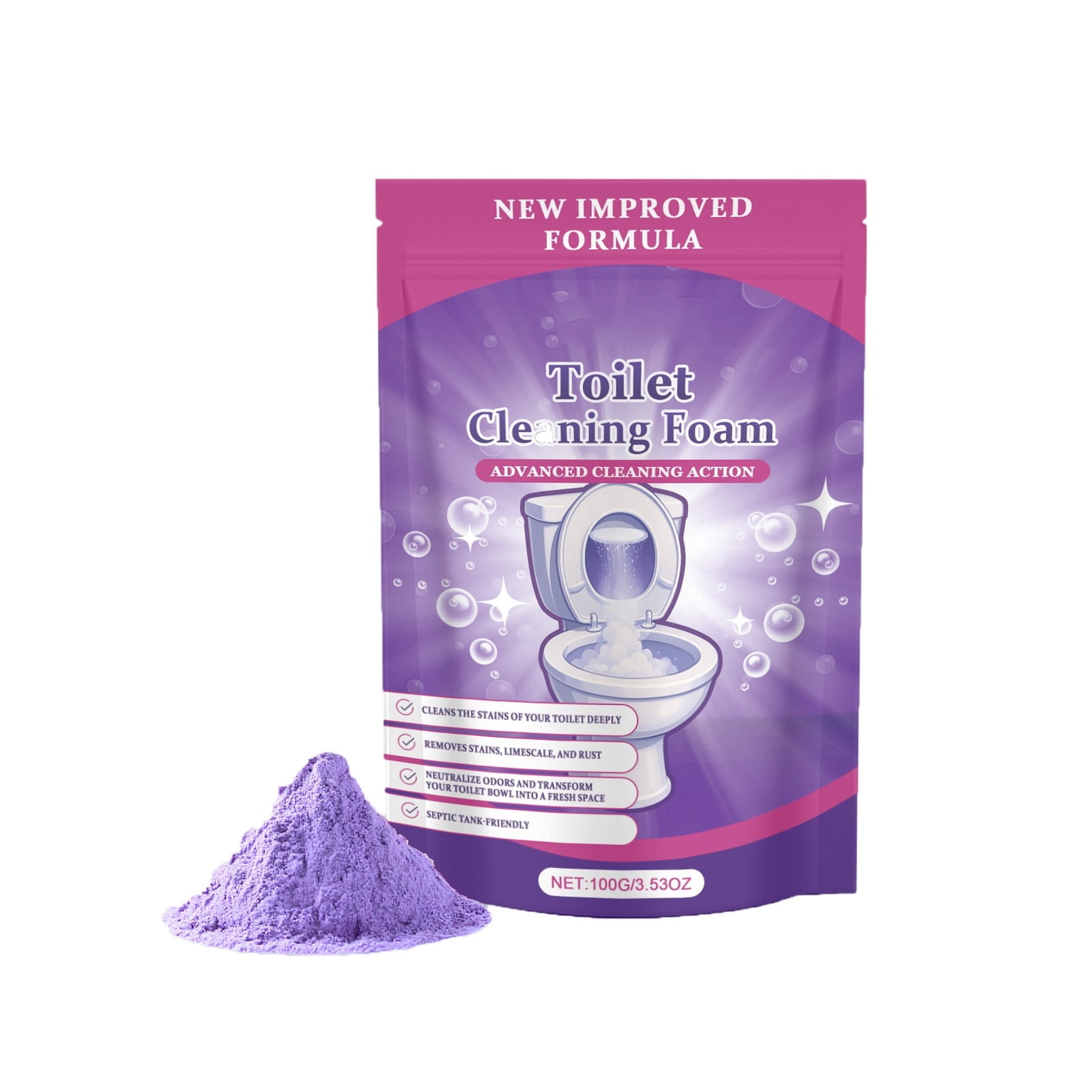 Joylore Toilet Cleaner, Insta-Action Joylore Foam For Sparkling Clean ...