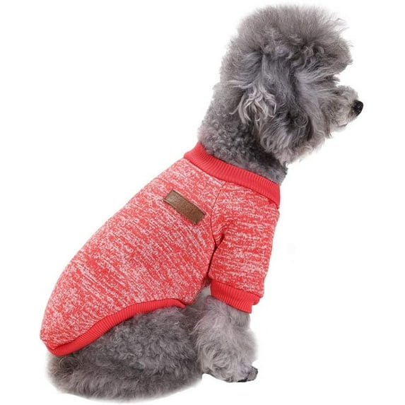 Joylulu Dog Clothes Dogs Sweater Soft Puppies Clothing Winter Puppy ...