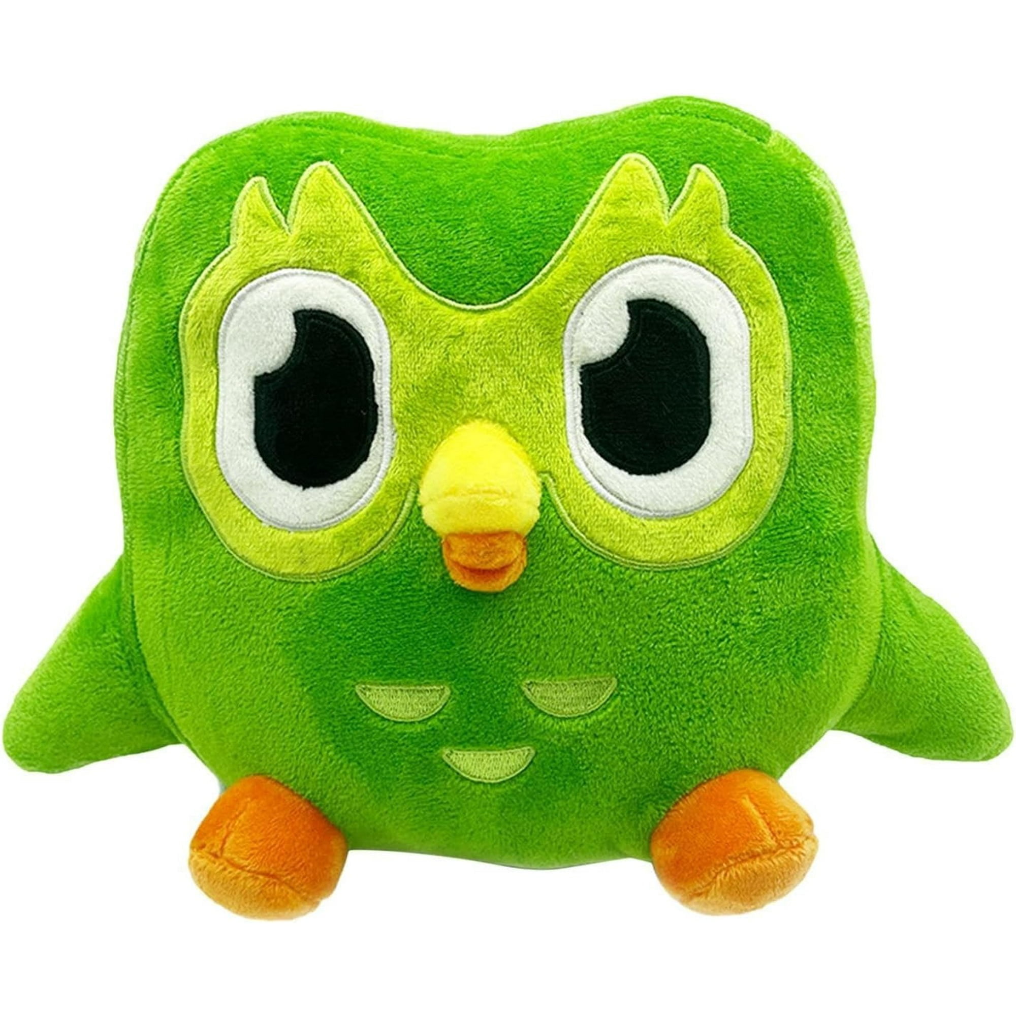 Joylulu Duolingo Owl Plush Toys, 7.8" Cartoon Green Duolingo Duo ...