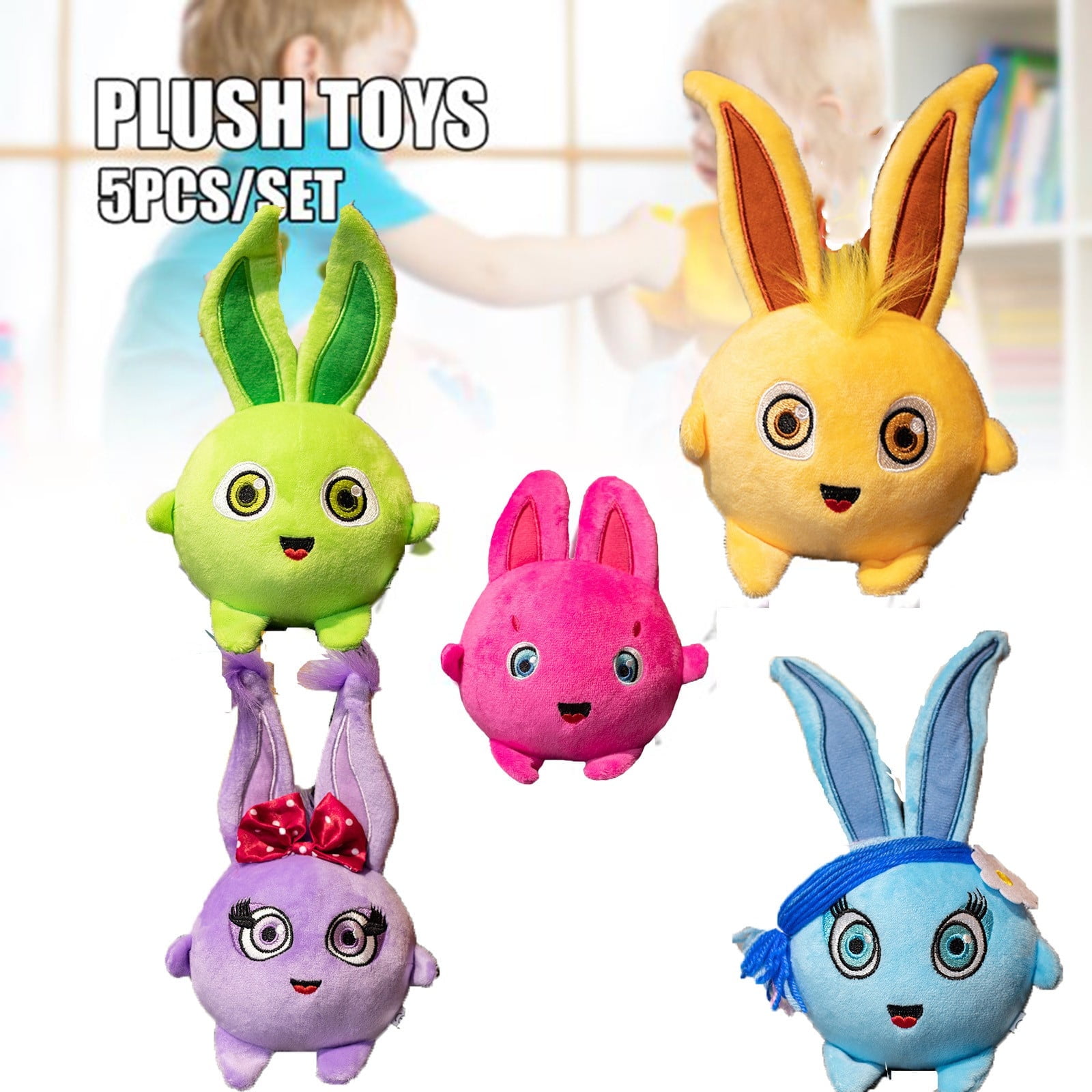 Joylulu Plush toy Bunnies Plush Toys Kids Border Sunny Bunnies Children ...