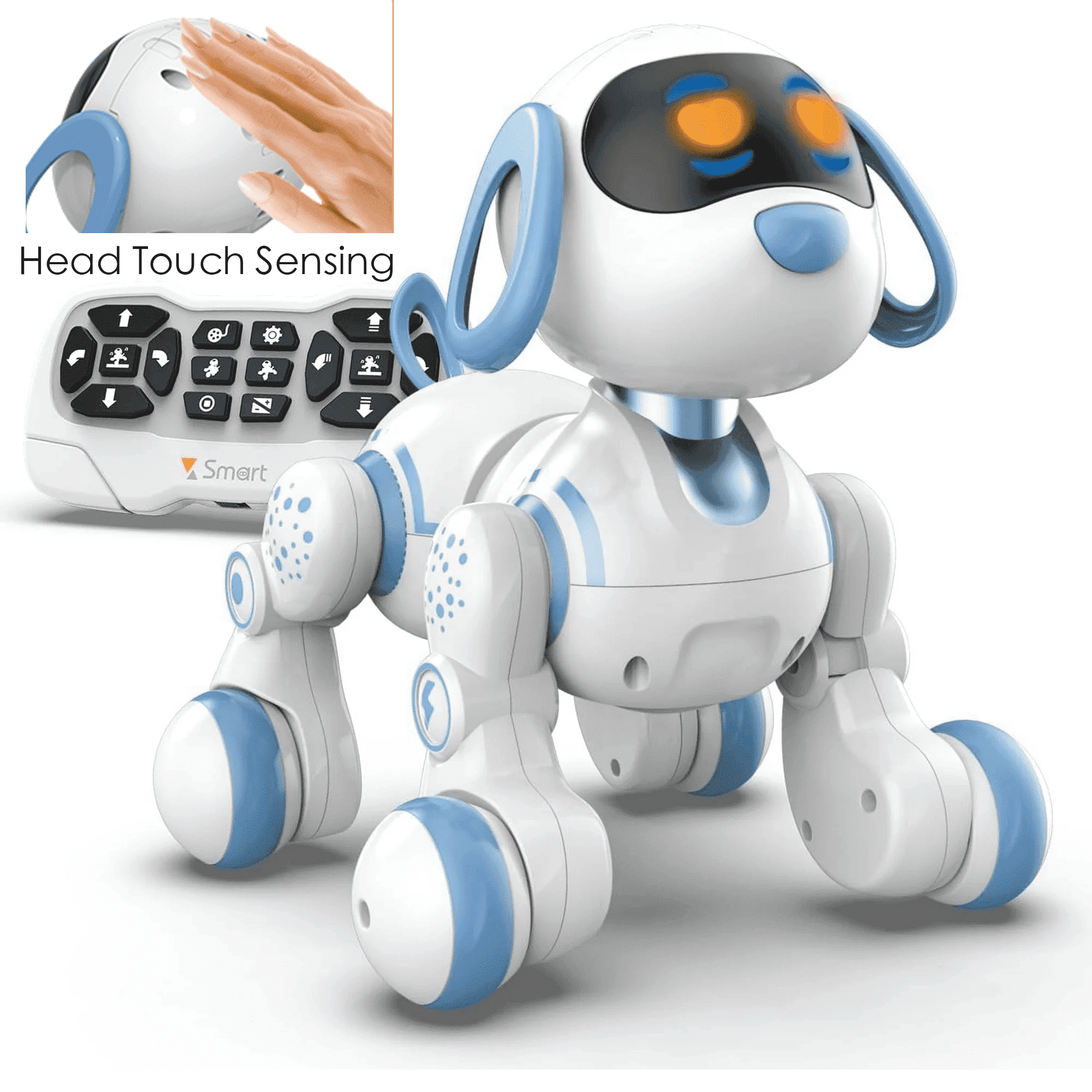 Joylulu Remote Control Robot Dog Toy for Kids,Interactive Robot Dog, Smart Programmable Sing ...