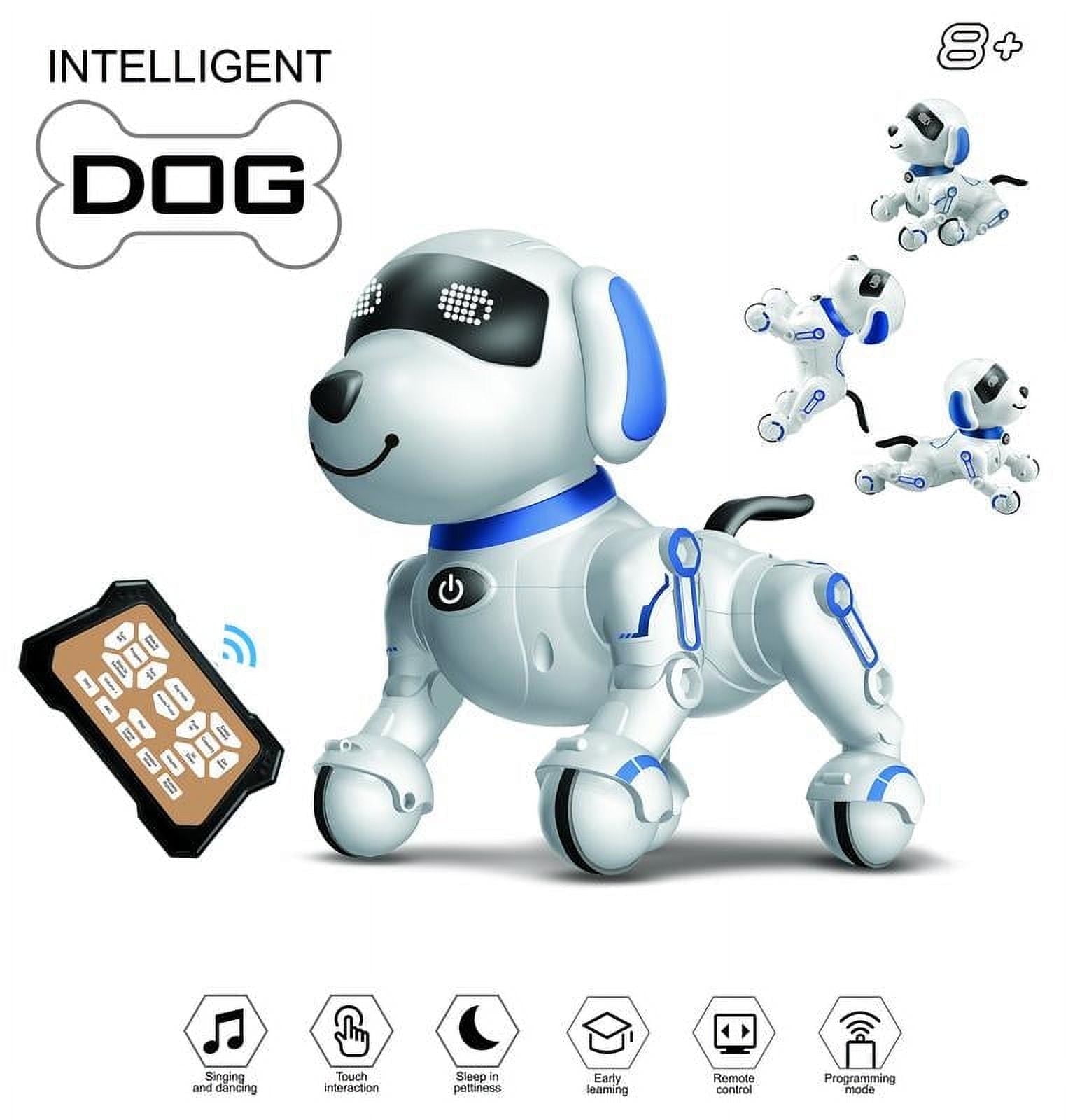 Joylulu Remote Control Robot Dog Toy,Programmable Smart Interactive ...