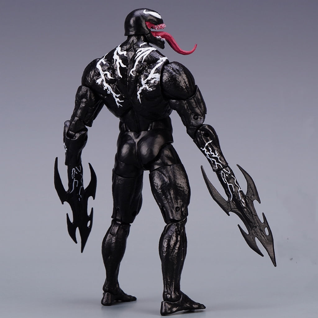 Joylulu Venom Action Figure Venom Action Figure Model Full Body Movable ...