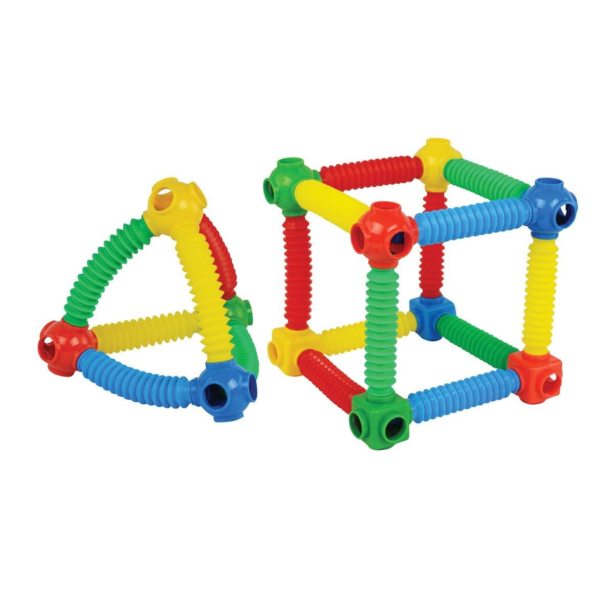 Joyn Toys Stretch Tubes & Connectors Set - 60 Pieces - Walmart.com