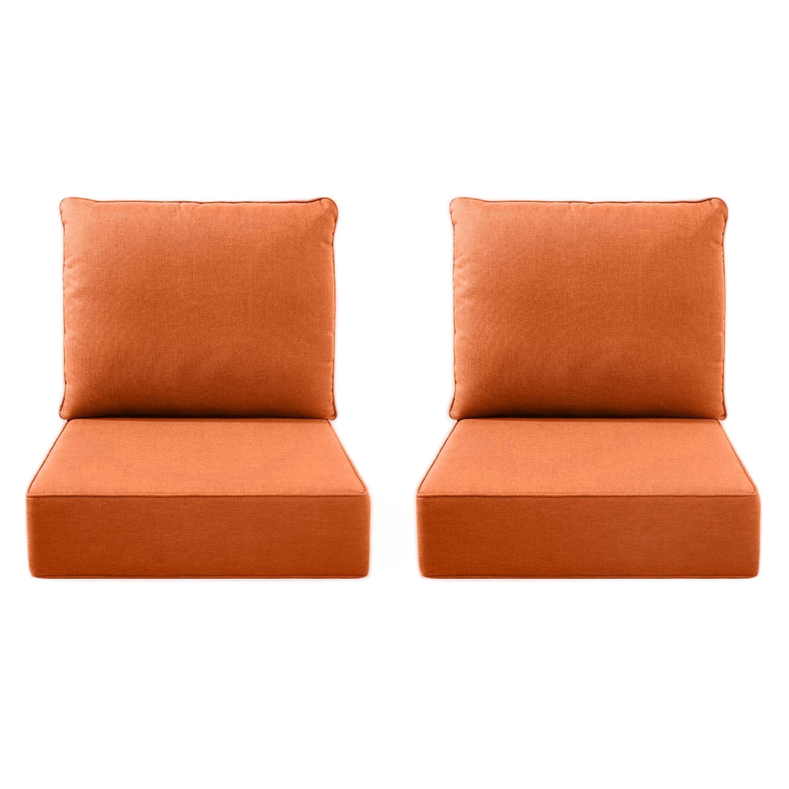 Joyofarm 24" x 22" x 6" Outdoor Chair Cushions for Patio Furniture ...