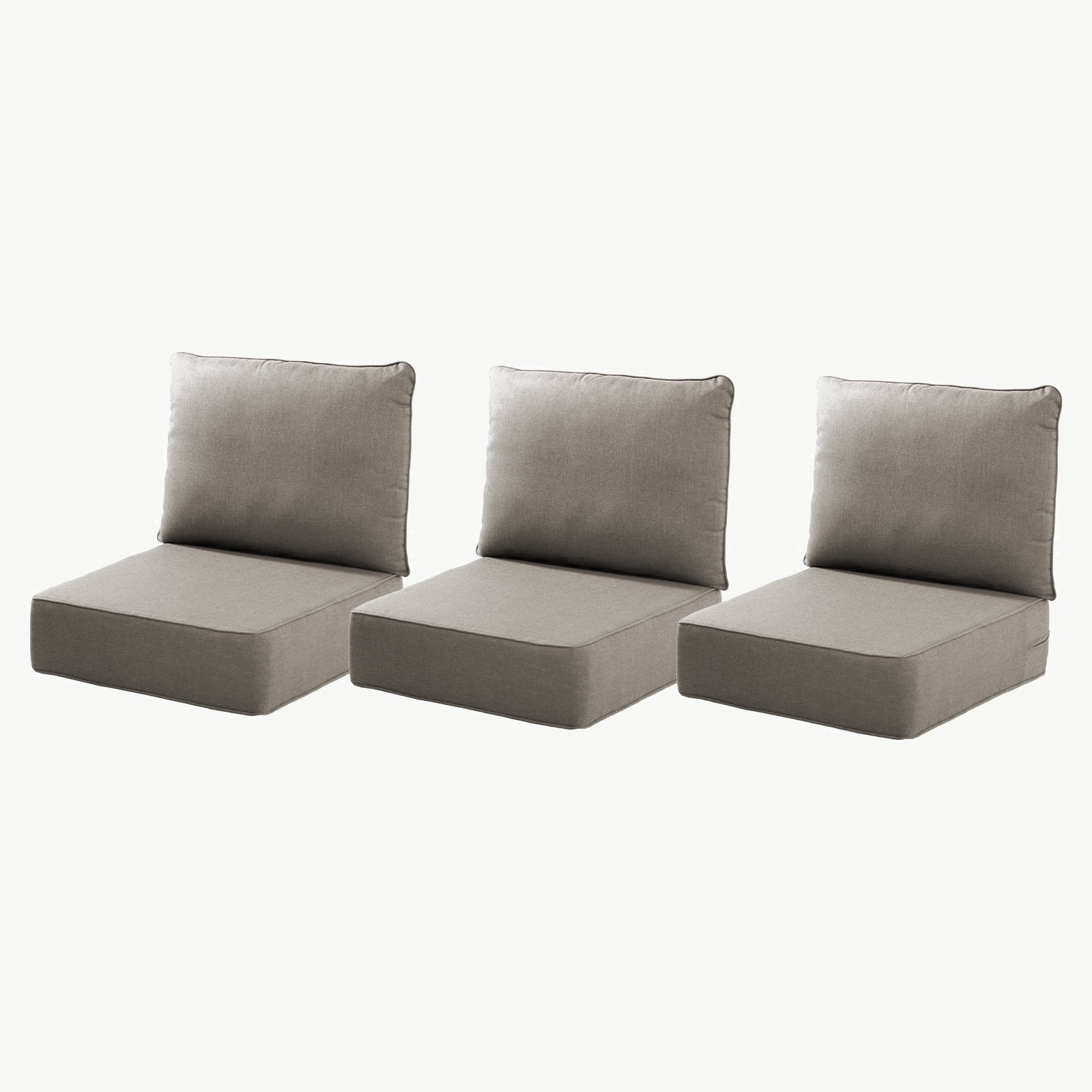 Joyofarm 24" x 22" x 6" Outdoor Chair Cushions for Patio Furniture ...