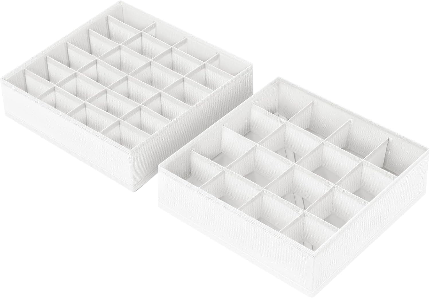 Joyoldelf Sock Drawer Organizer Divider 2 Packs Underwear Organizer, 24 ...