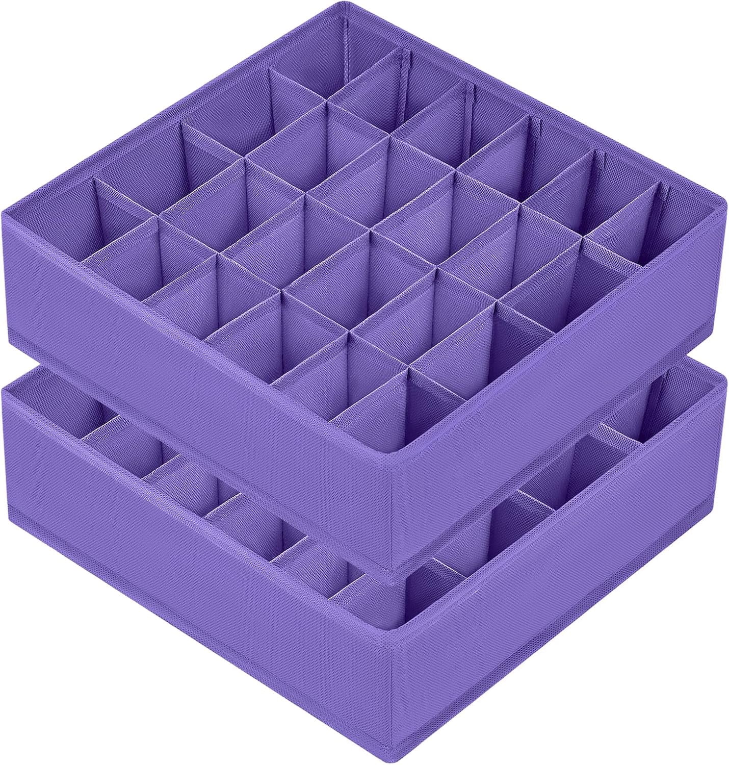 Joyoldelf Sock Drawer Organizer Divider 2 Packs Underwear Organizer, 24 ...