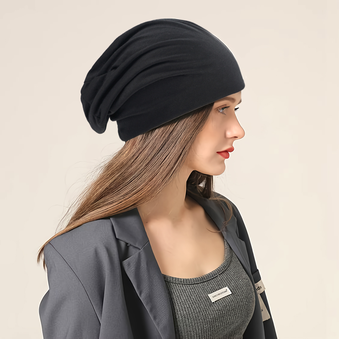 GI Beanies Beany For Men Women Caps Hats with Visor Ski Thick Warm ...