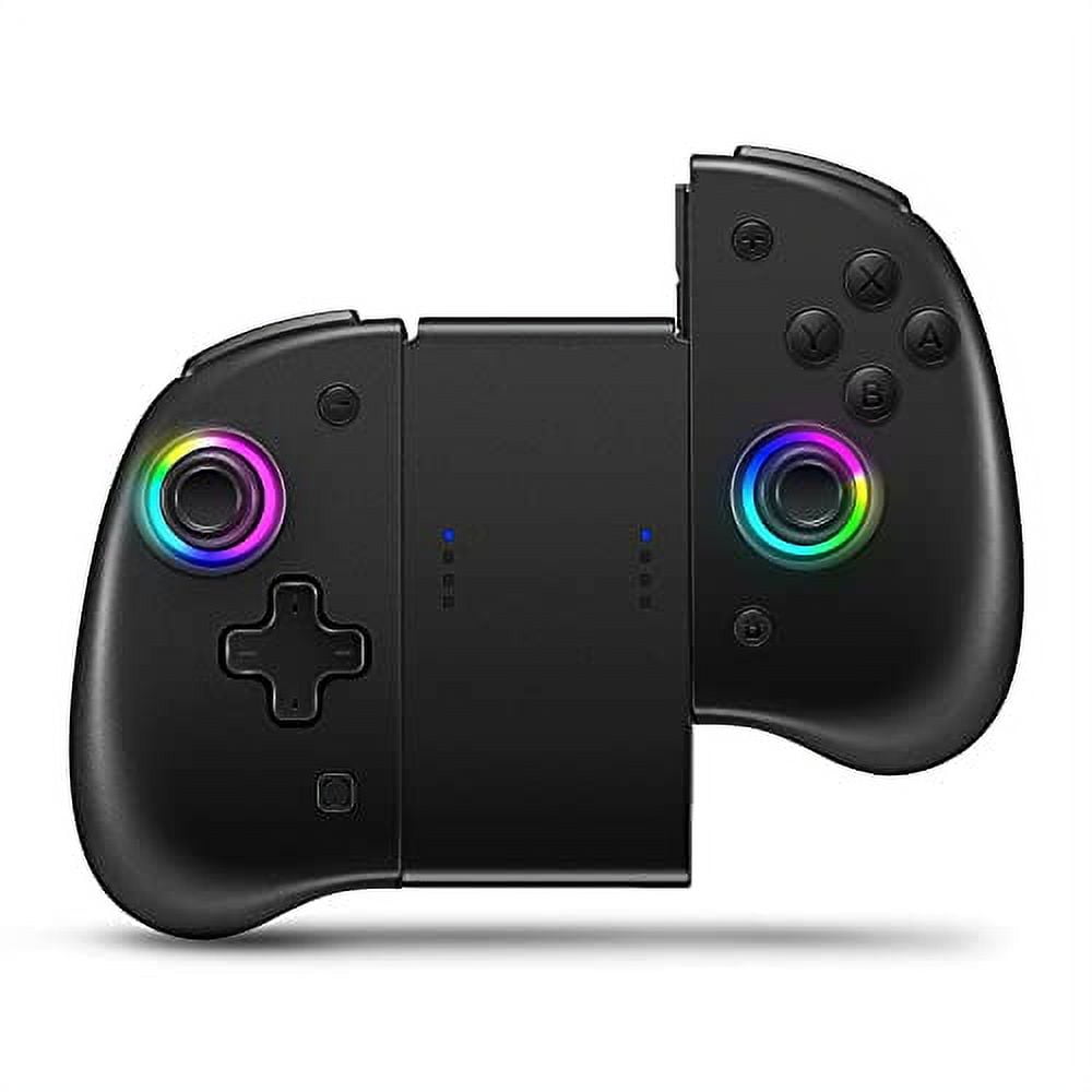 Joypad Controller, Wireless Joycon Support 8 Color Adjustable Led, Wake ...