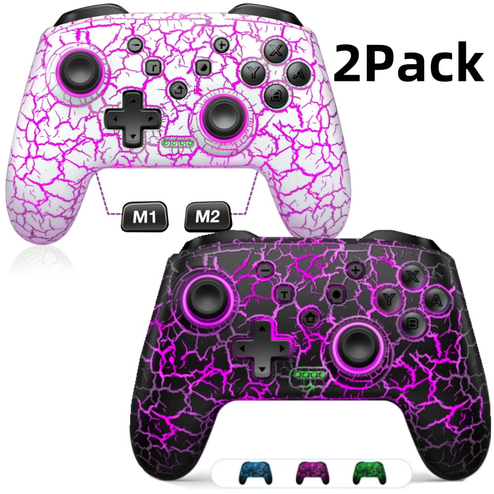 2 Pack Wireless Switch Pro Controller for Nintendo Switch 2/ Switch ...