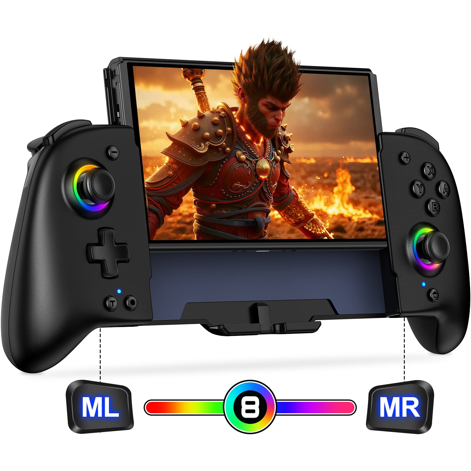 Joypad for Nintendo Switch/OLED Joy Cons, ESYWEN Switch Controller with ...
