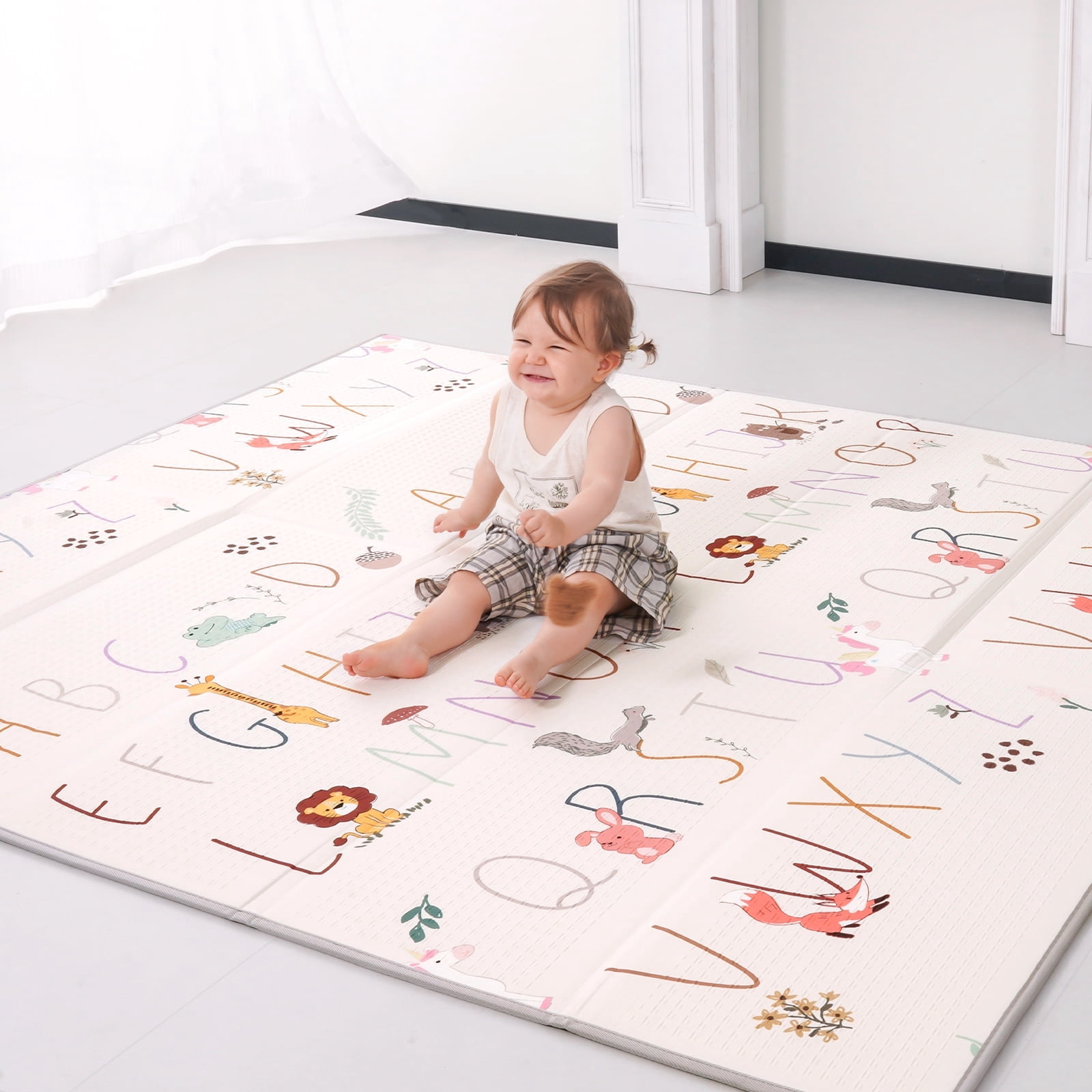 Joypony 79 x 71 inch ABC Baby Play Mat - Walmart.com