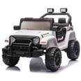 Joyracer 12V Kids Ride on Car with Remote Control, 4-Wheel Suspension ...